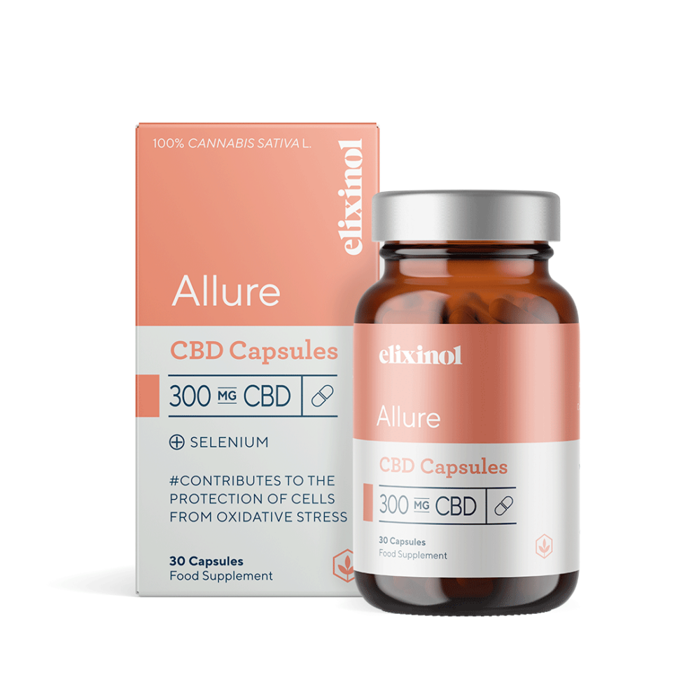 Elixinol Allure CBD Capsules, 30 x 10mg, 300mg